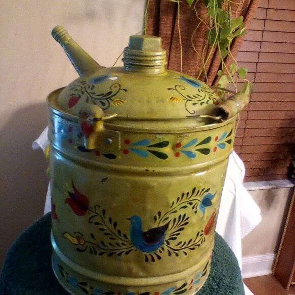 Accents | Vintage Painted Gas Can | Poshmark